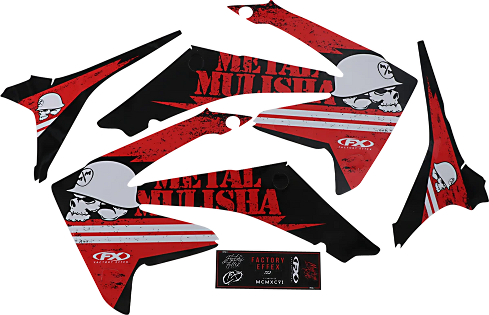 Factory Effex Metal Mulisha Graphic Kit 23-11336 fits Honda