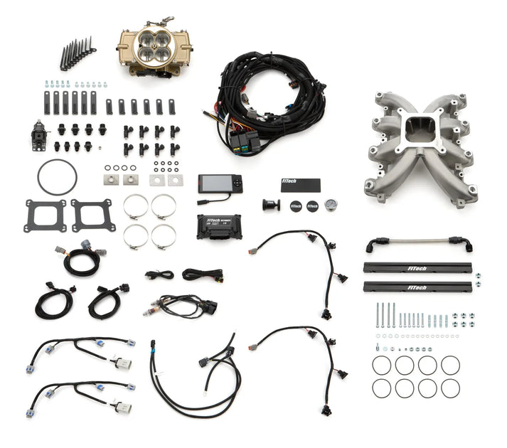FiTech Fuel Injection Retro LS Port 750 HP EFI System w/LS3 Intake
