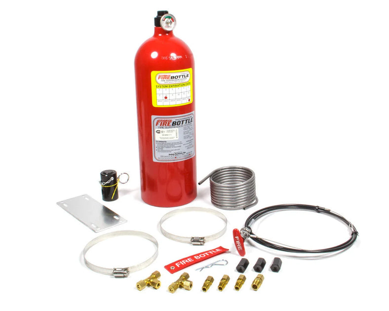 Fire Bottle Fire Suppression System 10lb Manual Pull w/Sl Tu...