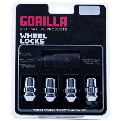 Gorilla Automotive Gorilla Lock Acorn 12-1.25 Chr Clam 71621N