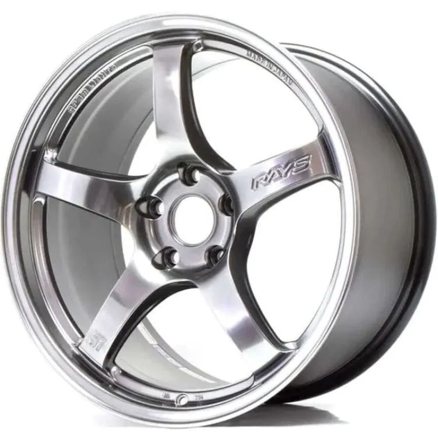 Gram Lights 57CR 19x9.5 +25 5-114.3 Grace Silver Wheel (Special...