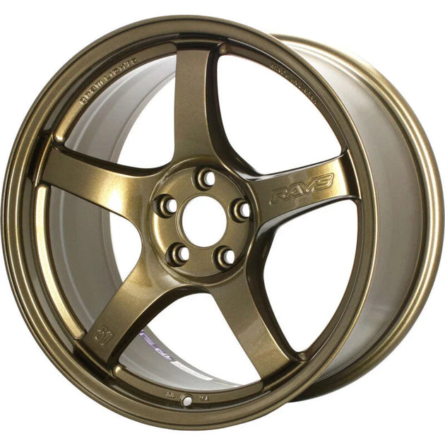 Gram Lights 57CR 19x9.5 +45 5-120 Almite Gold Wheel – CI Motorsports