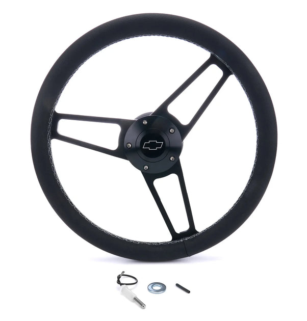 Grant Billet Classic Series Black Wheel Logo 1906-1 fits Chevrolet