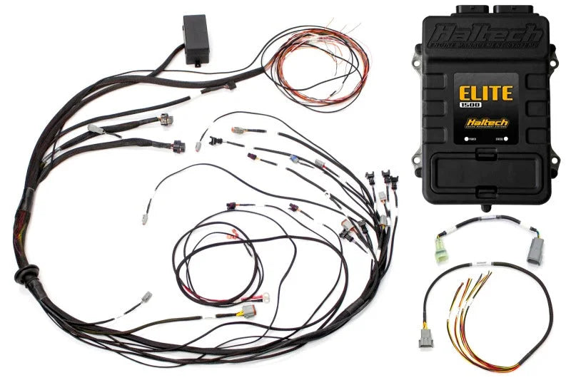 Haltech Elite 1500 Terminated Harness ECU Kit w/ Square EV1 Injector...