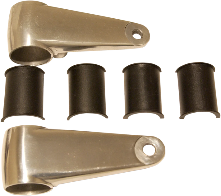 Emgo Headlamp Mounting Brackets - Polished 66-35830 – CI Motorsports