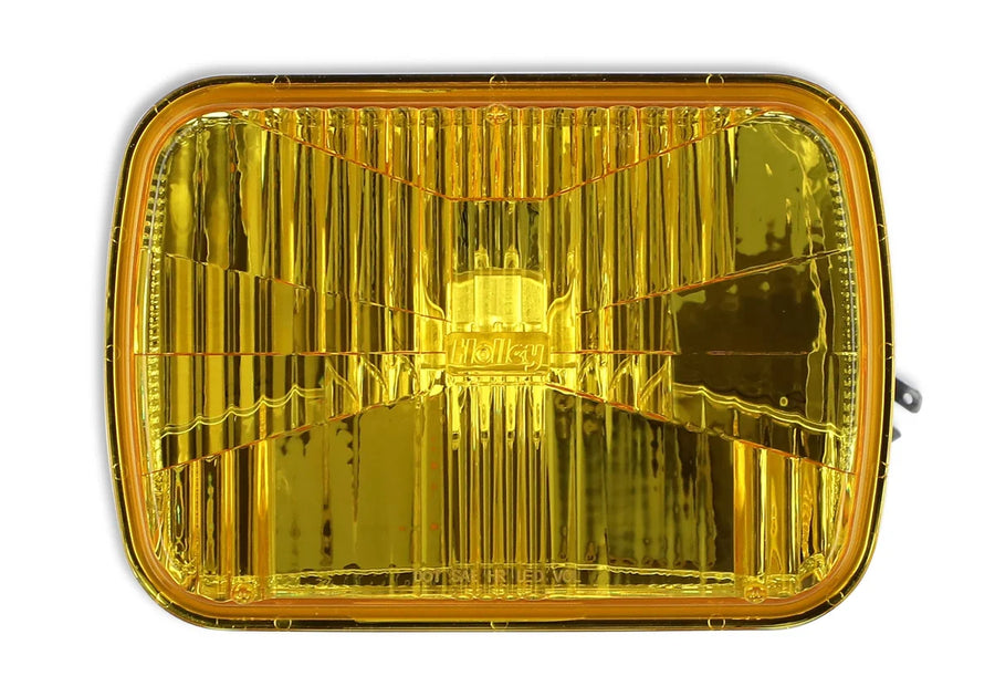 Retrobright Holley LED Forward Facing Light - Yellow Lens