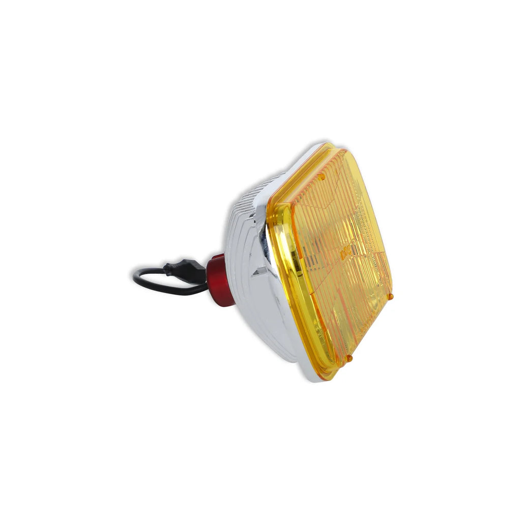 Retrobright Holley LED Forward Facing Light - Yellow Lens