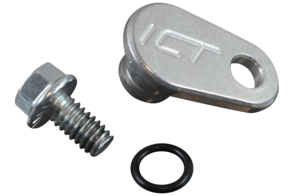 ICT Billet Kick Down Cable Block Off Plug Detent Cable 551916 fits...