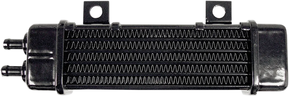 Jagg Oil Coolers Universal Oil Cooler - 6-Row - Gloss Black 3050