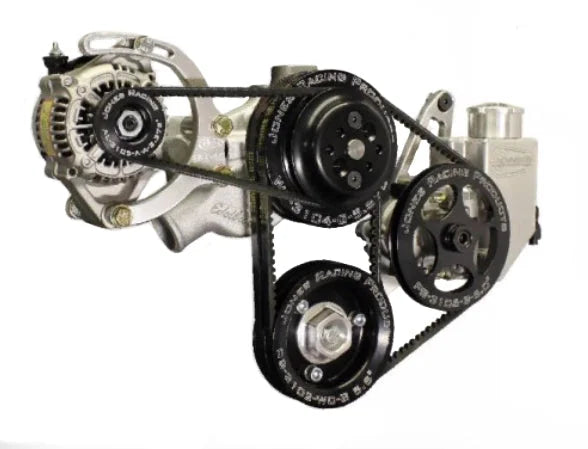 Jones Racing Products Drive Kit V-Belt w/WP & P/S 3441-AR-CE fits SBC...