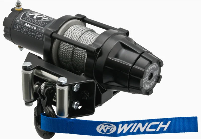 KFI Assault Series Winch 2500 lbs. - Metal Cable – CI Motorsports