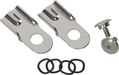 Kentrol 30564 Tailgate Latch Pair - Polished Silver fits 76-86 Jeep...