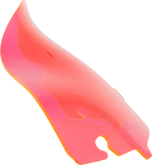 Klock Werks Kolor Flare™ Windshield - 6.5" - Pink Ice KWW-01-0645...