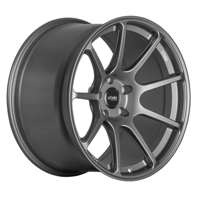 Konig Forged F5R 18x9 5x112 ET42 Ash Silver Wheel (Knurled Bead)