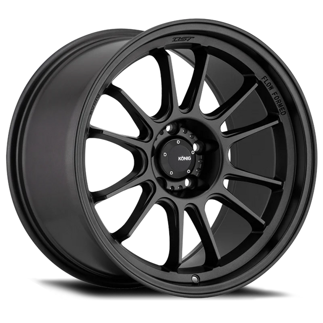 Konig Hypergram 17x8 5x114.3 ET35 Matte Black – CI Motorsports