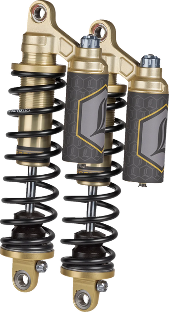 Legend Suspension REVO ARC Piggyback Shocks - Heavy Duty - Gold - 14"...