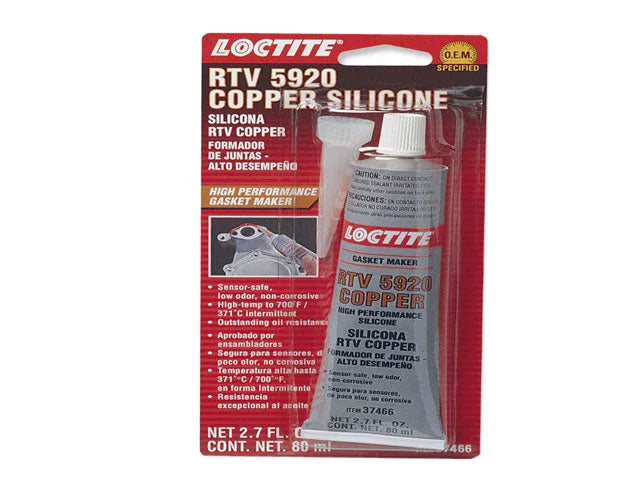 Loctite RTV 5920 Copper Silicone 80ml/2.7oz 491984 – CI Motorsports