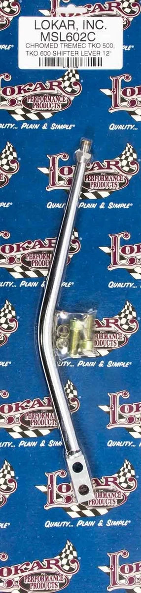 Lokar Shift Lever Aluminum 12in chrome fits TKO 500-600 – CI Motorsports