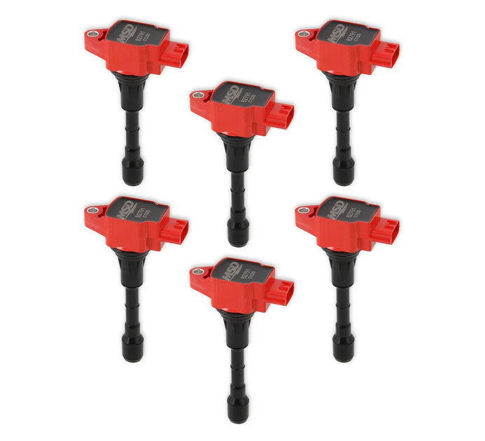 MSD Ignition Coil - Blaster Series - Red - 6-Pack fits 2007-2024...