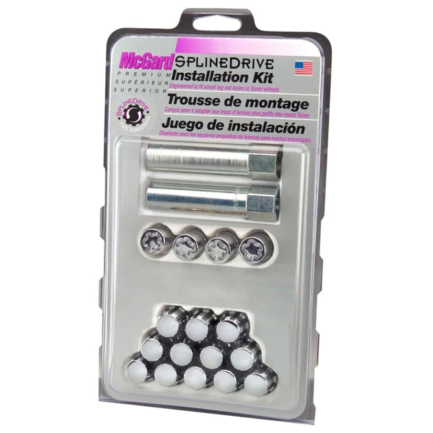 McGard SplineDrive Tuner 4 Lug Install Kit with Locks & Tool (Cone)...