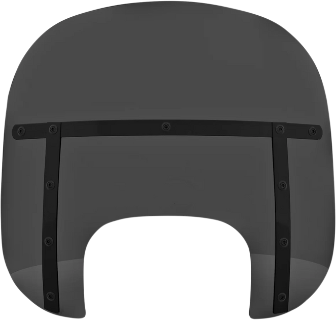 Memphis Shades Fats Windshield - Dark Black Smoke/Night Shades - 13"...