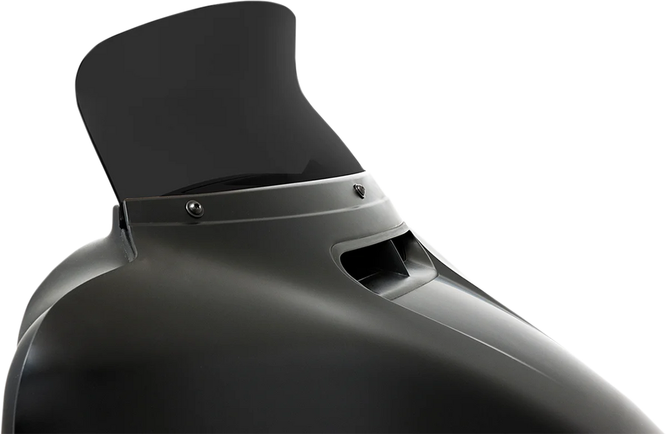 Memphis Shades Spoiler Windshield - 6-1/2" - Dark Black Smoke...