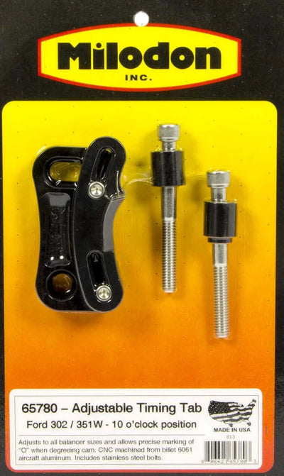 Milodon Timing Pointer - 10 O'Clock 65780 fits SBF 302-351W