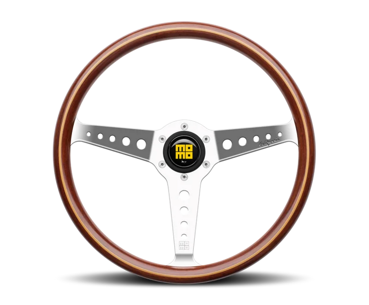 Momo California Wood Steering Wheel 360 mm - Mahogany Wood / Pol...