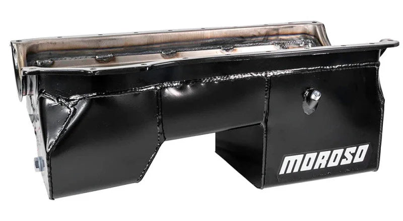 Moroso (w/Rear Sump) Wet Sump 8qt 9in Steel Oil Pan fits Ford 351C