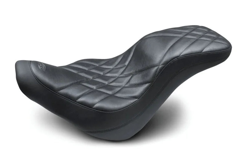 Mustang Motorcycle Motorcycle DayTripper 1PC Seat Prism - Black fits...