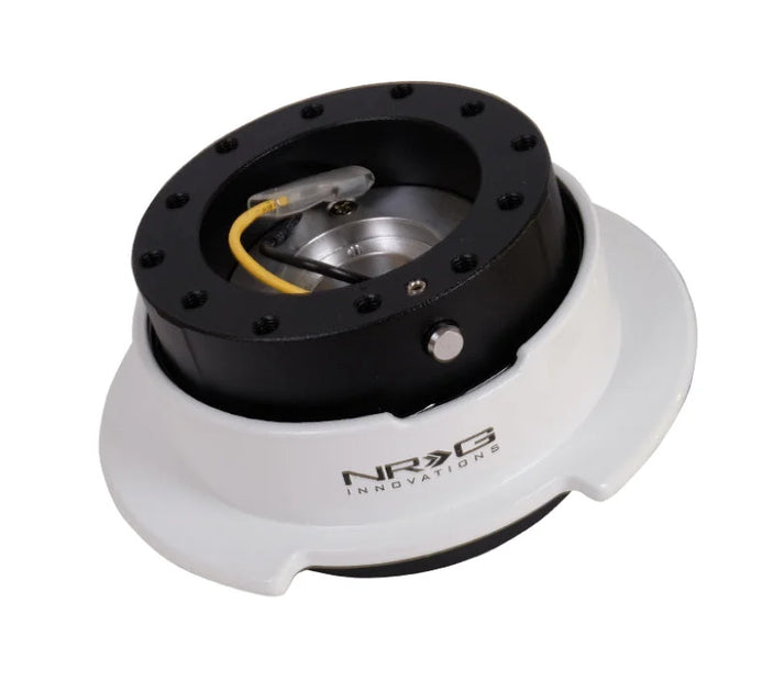 NRG Quick Release Kit Gen 2.5 - Black / White Ring with Finger...
