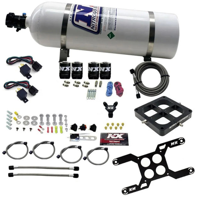 Nitrous Express Dominator Dual Stage Billet Crossbar Nitrous Kit...