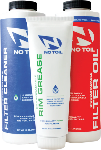 No Toil Filter Oil, Cleaner, and Rim Grease Kit NT209 – CI Motorsports