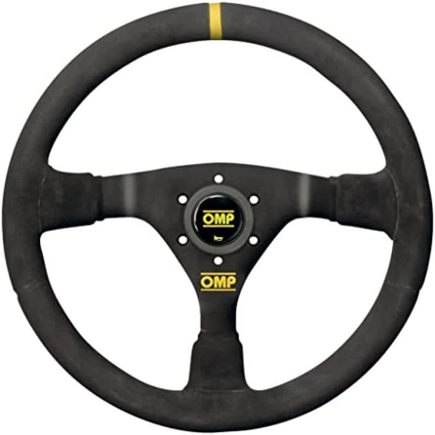 OMP WRC Steering Wheel - Large Leather (Black) – CI Motorsports