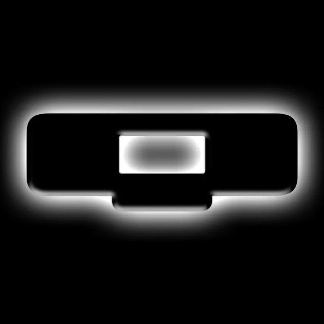 ORACLE Lighting Universal Illuminated LED Letter Badges - Matte Blk...