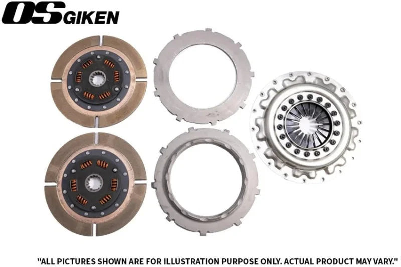 OS Giken MT031-BC30B Twin Plate Clutch Overhaul Kit B fits Mitsubishi...