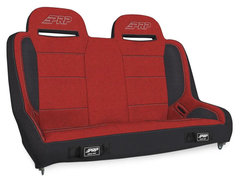 PRP Seats Elite Series Rear Bench- Red fits 2007-2024 Jeep Wrangler JK