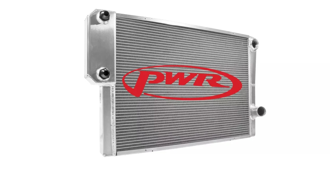 PWR Advanced Cooling Radiator 19 x 30 Double Pass w/Exchanger Closed...