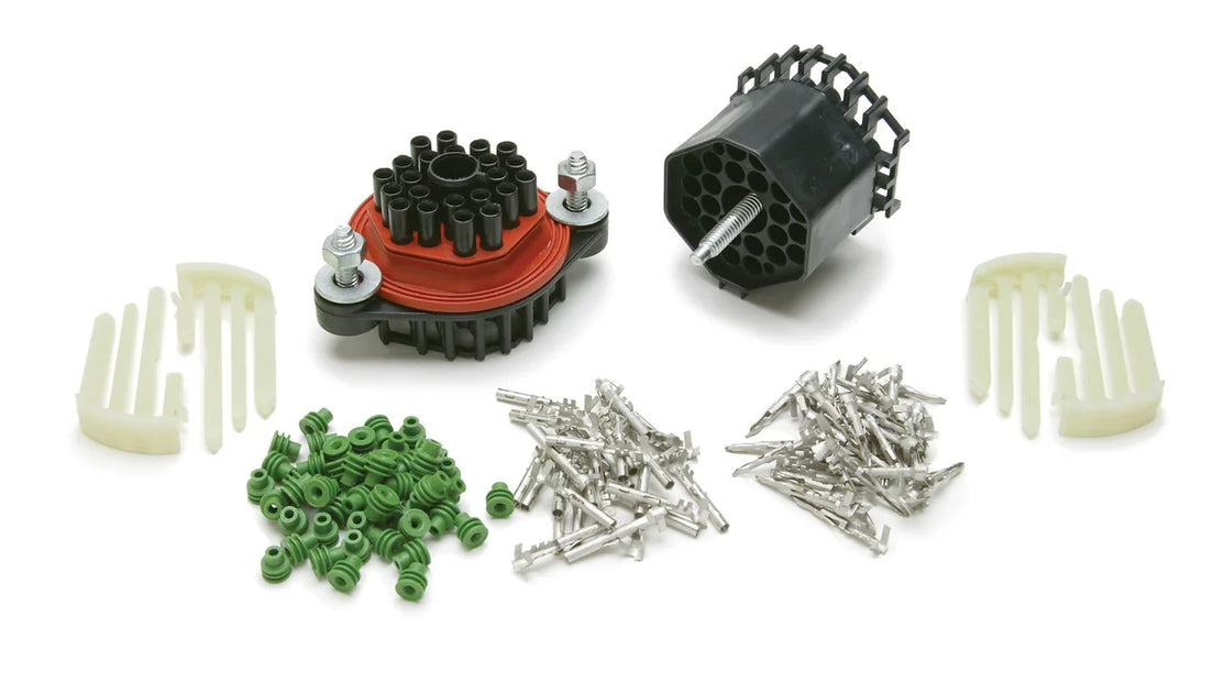 Painless Wiring Waterproof Bulkhead Connector Kit 22 Pin 40130