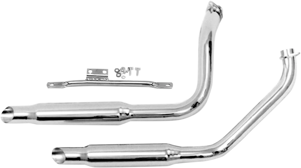 Paughco 1-3/4" Dual Tapered Muffler Pipes - 38" Long 733TM