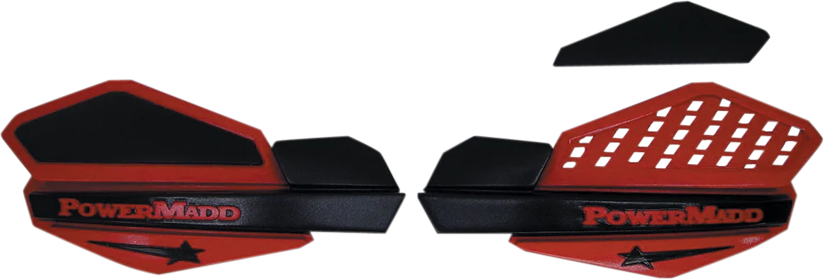 Powermadd Handguards - Red/Black – CI Motorsports