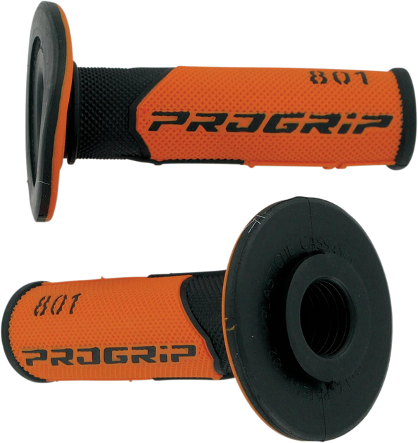 Pro Grip 801 Hybrid Duo-Density Cross Grips - Black/Orange...