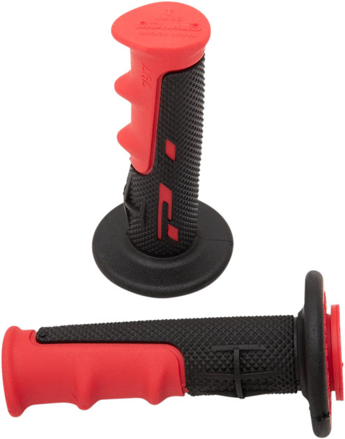 Pro Grip Grips - Cross - 797 - Red/Black – CI Motorsports