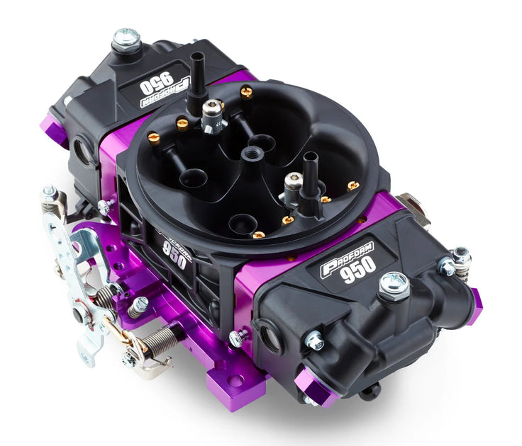 Proform 950 CFM, Mechanical Secondary, Black & Purple 67304