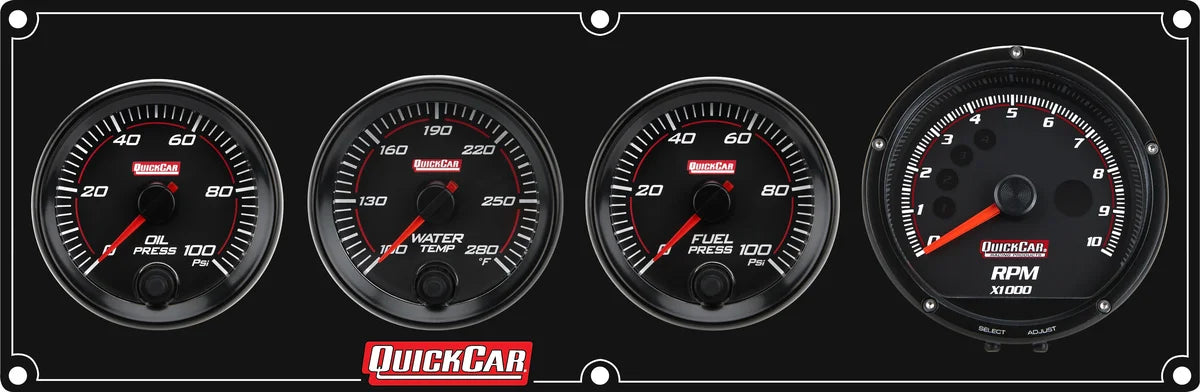 Quickcar Racing RedLine Panel 2-5/8in 3-1 OP/WT/FP100 69-3048