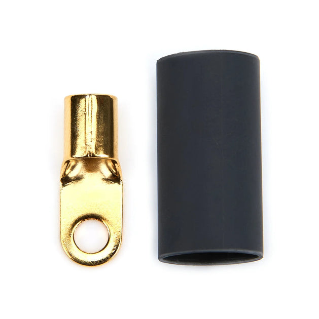 Quickcar Racing Ring Terminal #8 8 Ga w/Heat Shrink Pair 57-465
