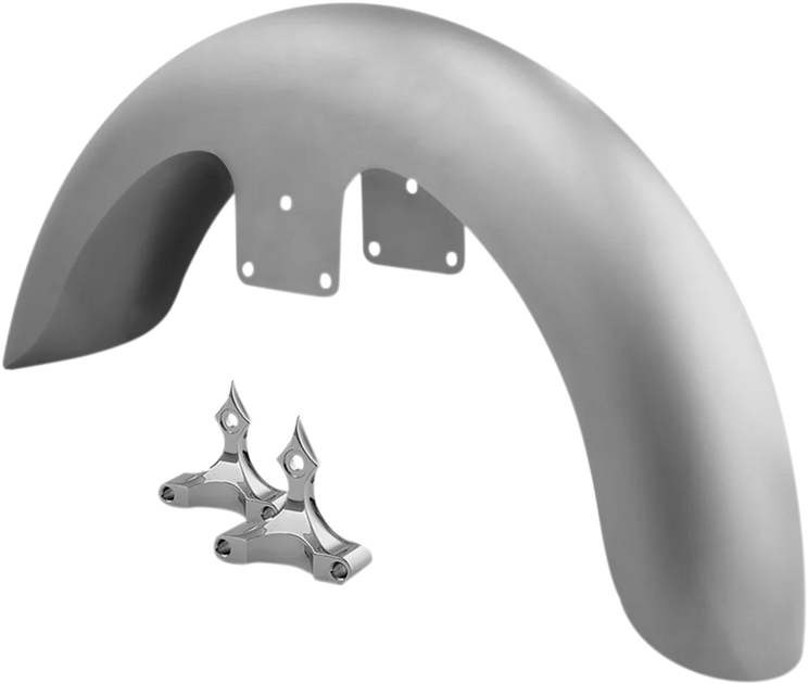 RC Components Front Fender Kit with Chrome Adapters - For 26" Wheel...