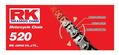 RK Chain RK-M 520-110L - Natural – CI Motorsports
