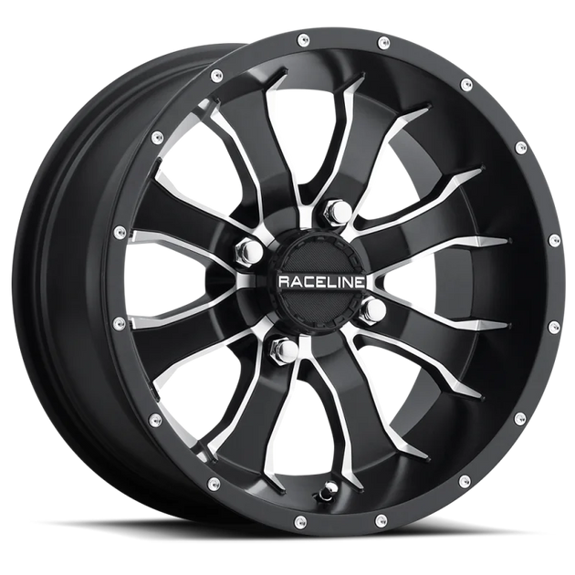 Raceline A77 Mamba 9x8 in. / 4x115 BP / -34.5mm Offset / 90mm Bore...
