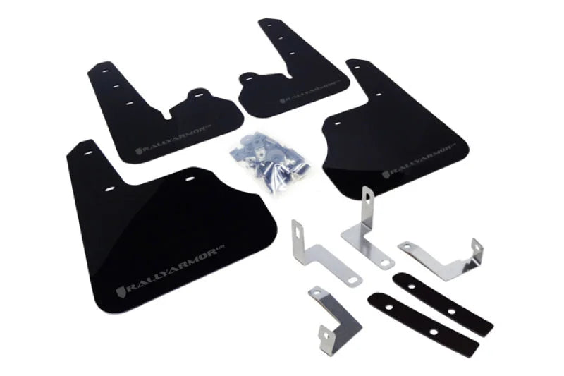 Rally Armor Black UR Mud Flap w/Grey Logo fits 2012-2016 Subaru...